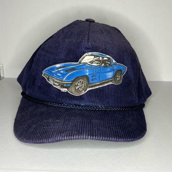 Vintage | Accessories | Vintage Distressed Corduroy Snapback Hat Cap ...